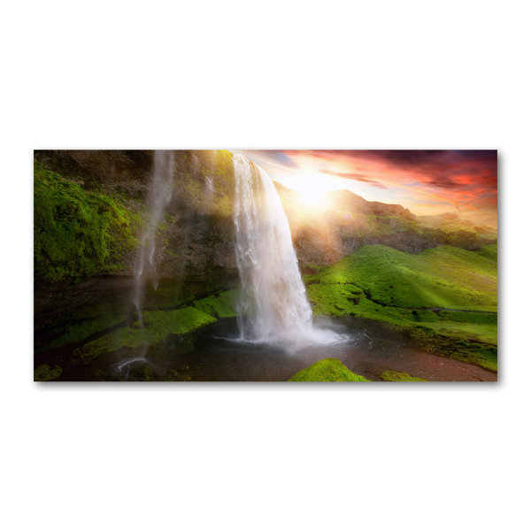 Union Rustic Wasserfall - Kunstdrucke auf Leinwand - Wrapped Canvas | Wayfair.de